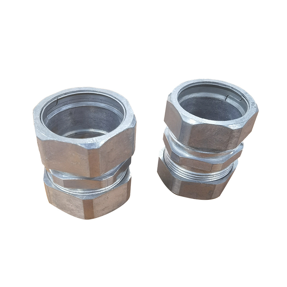 Duplex Fmc Connector for Flexible Conduit Small Sizes