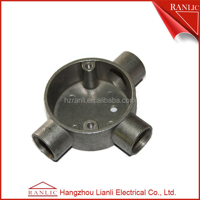 Gi Round Junction Box Aluminum